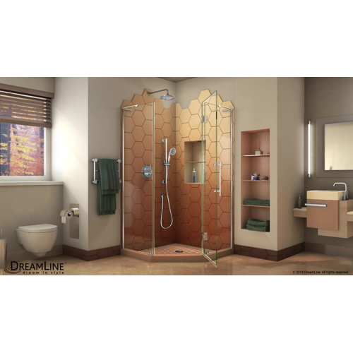 Dreamline Prism Plus 36 X 74 75 Rectangle Hinged Shower Enclosure